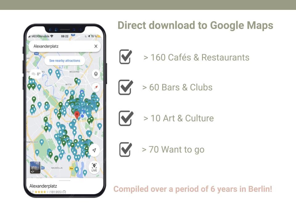 Ultimate Berlin Travel Guide | Google Maps Lists | Digital City Map ...