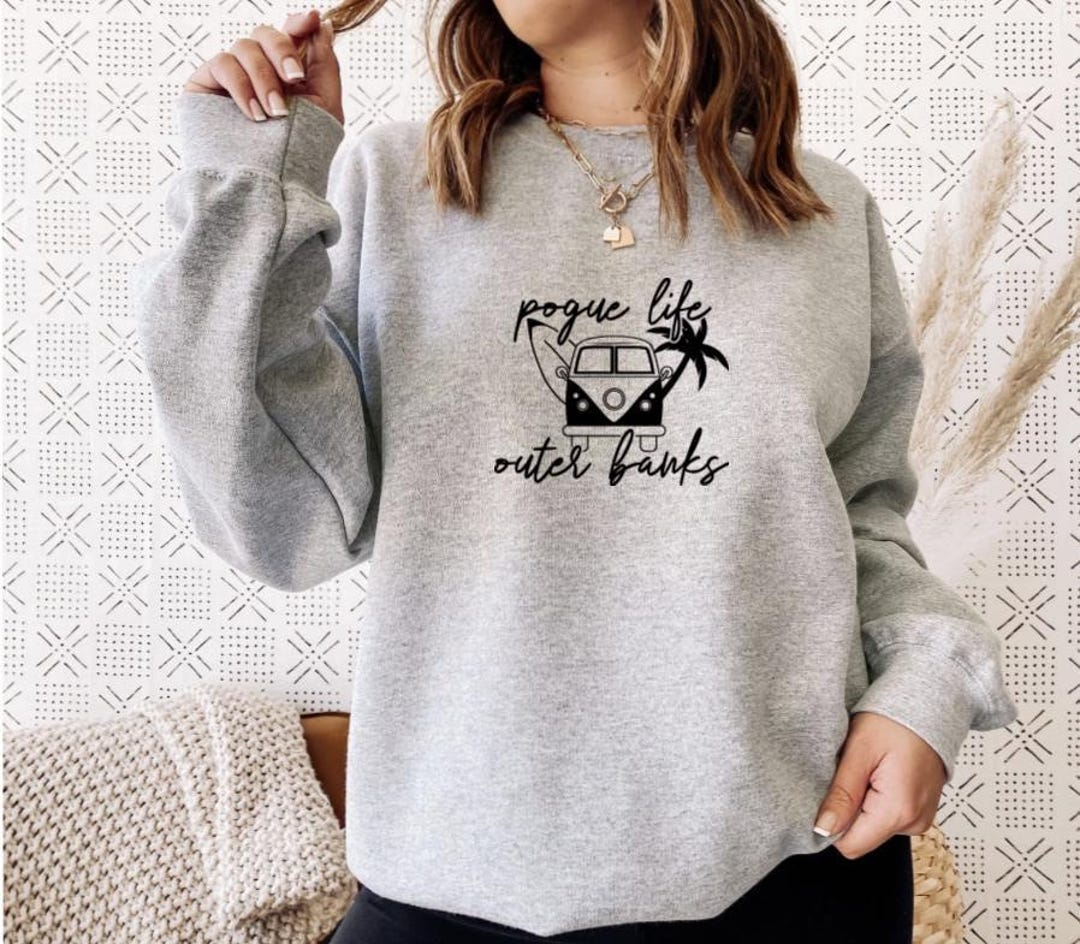 Outer Banks Sweatshirt: Pogue Life Twinkie Van Design - 100% Ringspun ...