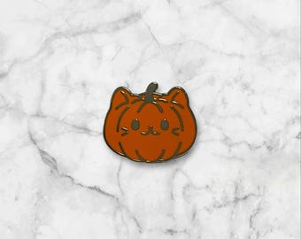 Pumpkin Cat castor Hard Enamel Pin Gold Plated Cute Gift Pin Collectors ...