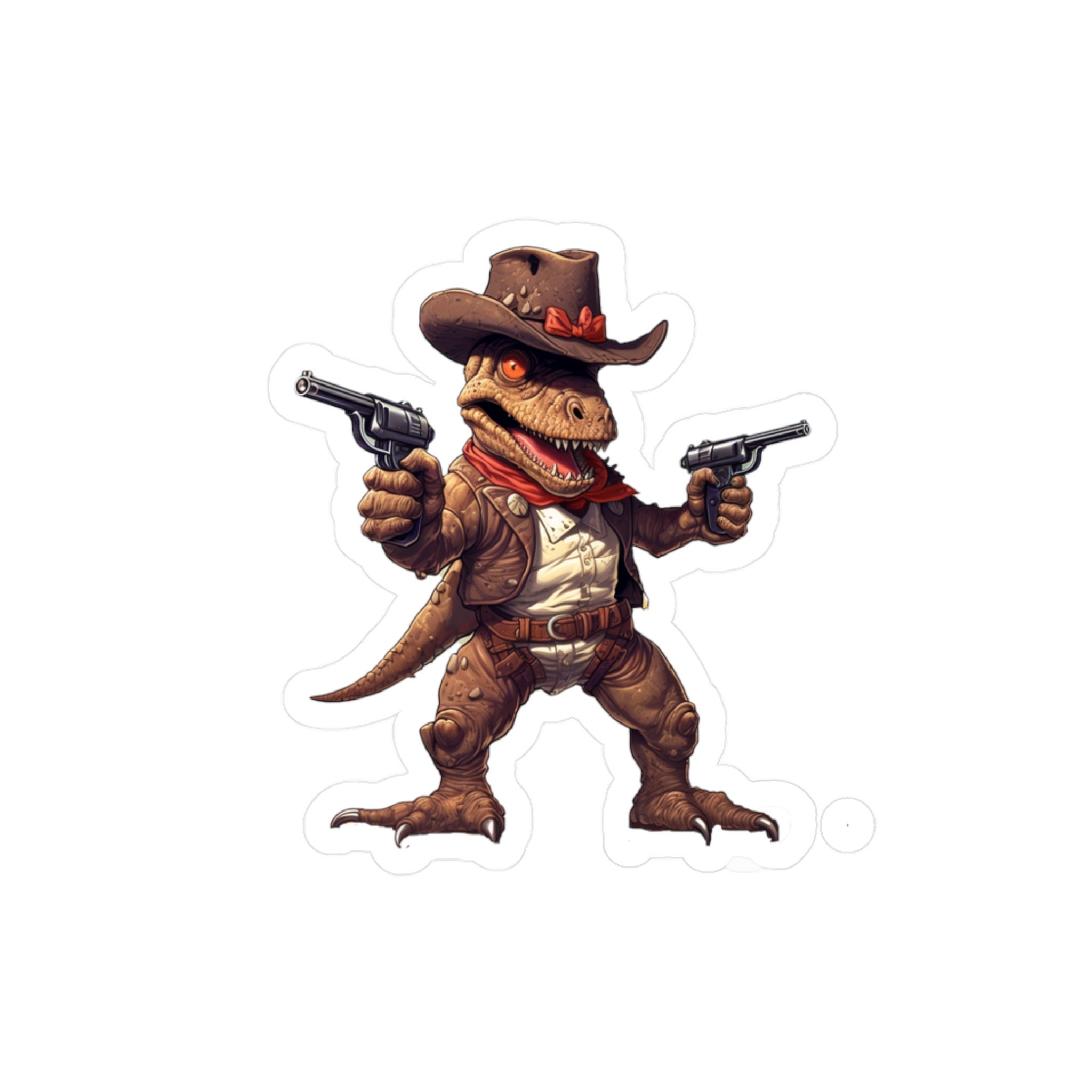 Western Cowboy T-rex - Etsy