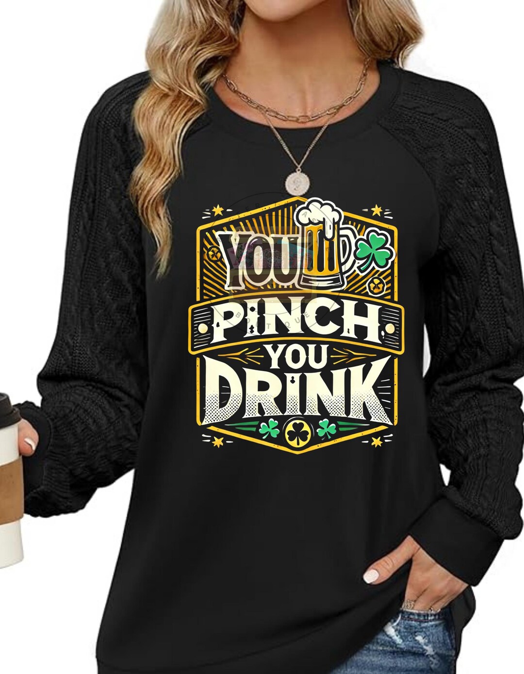 You Pinch You Drink Png, St Patrick Png, You Pinch You Drink Png for ...