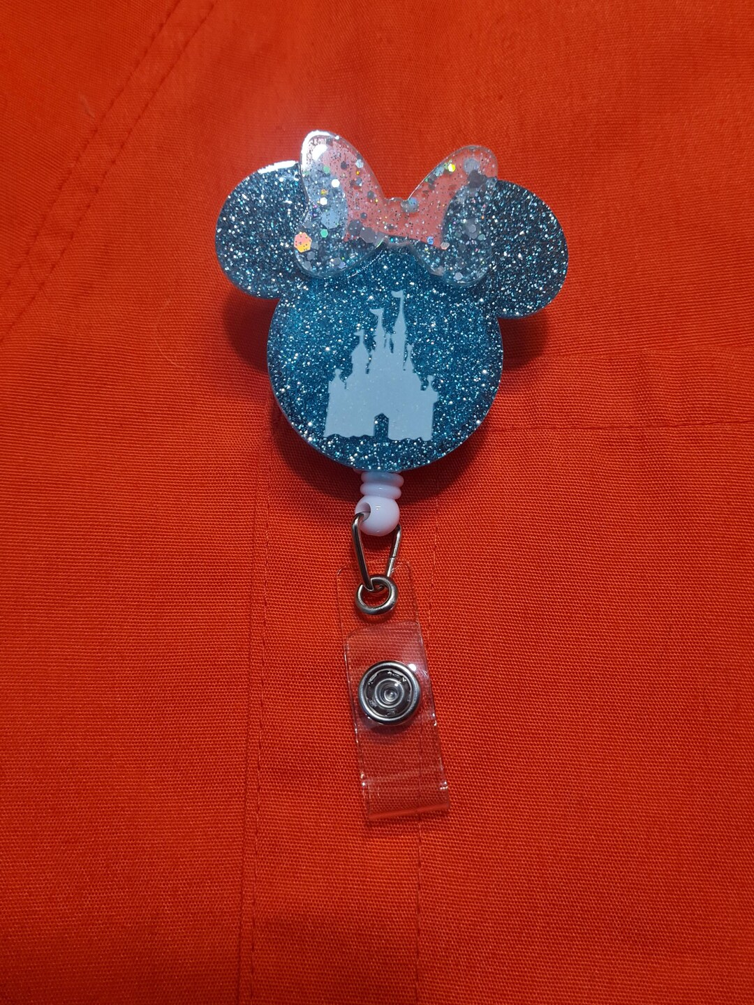 Minnie Mouse Badge Reel ~ ID Badge Reel ~ Minnie Magic Kingdom ~ RT ...