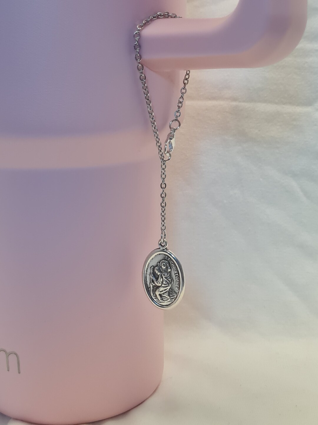 St. Christopher Tumbler Charm Stanley Cup Charm Custom Made Charms ...