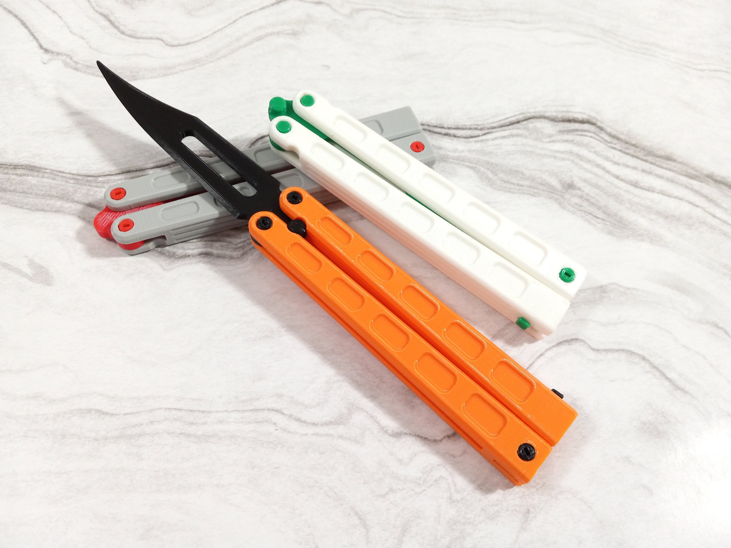 Balisong Trainer 3D Printed Clip Point - Etsy Australia