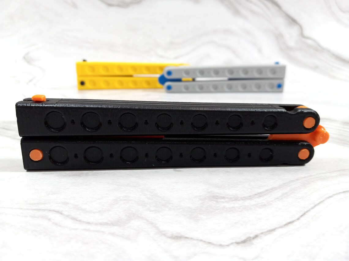 Balisong Trainer 3D Printed Tanto Style - Etsy