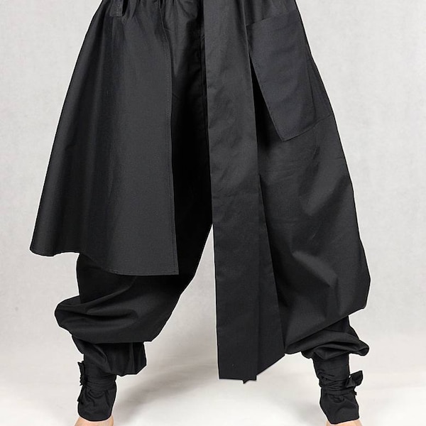 Black Hakama Pants - Etsy