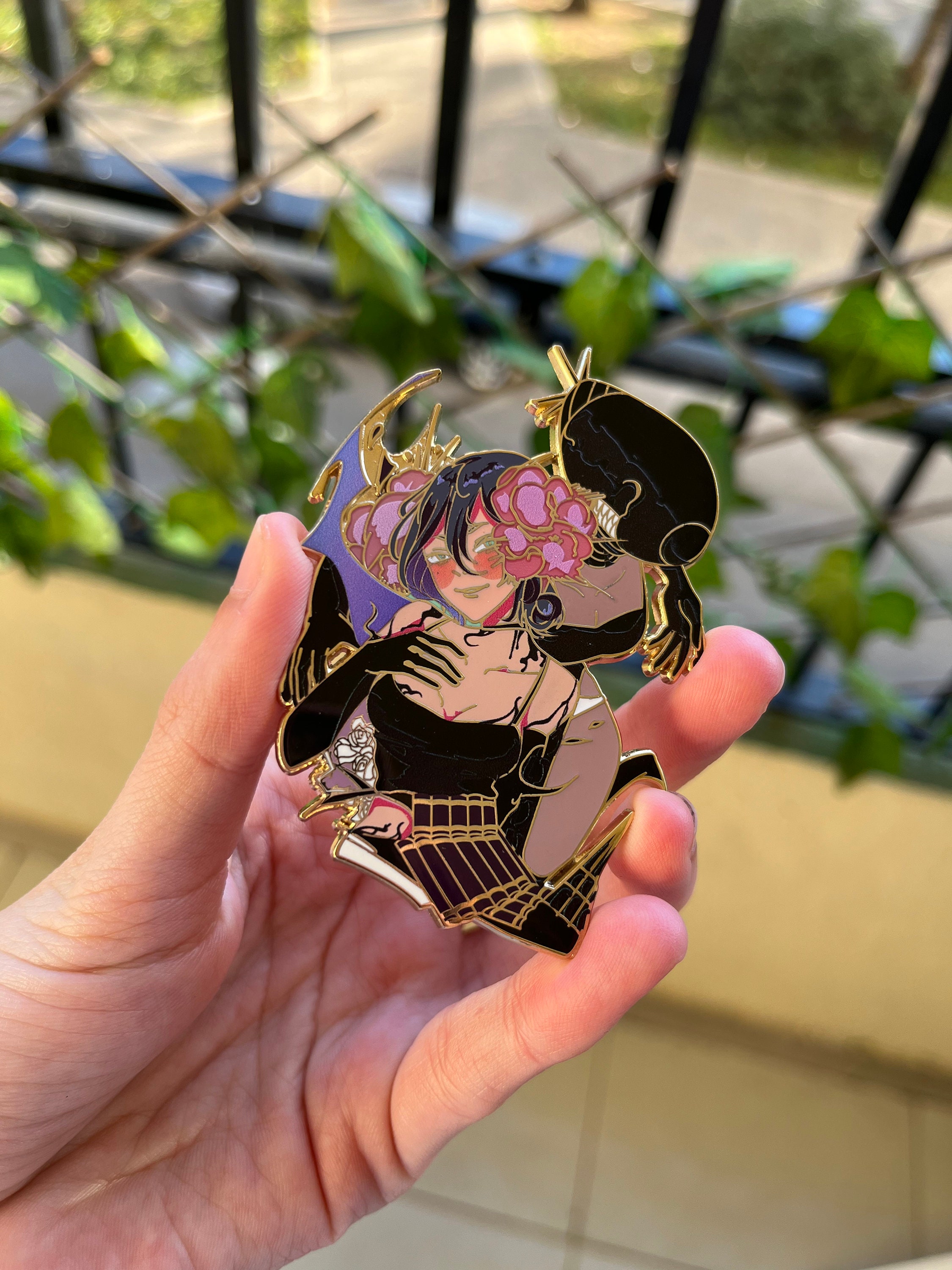 Reze and Angel Enamel Pins - Etsy