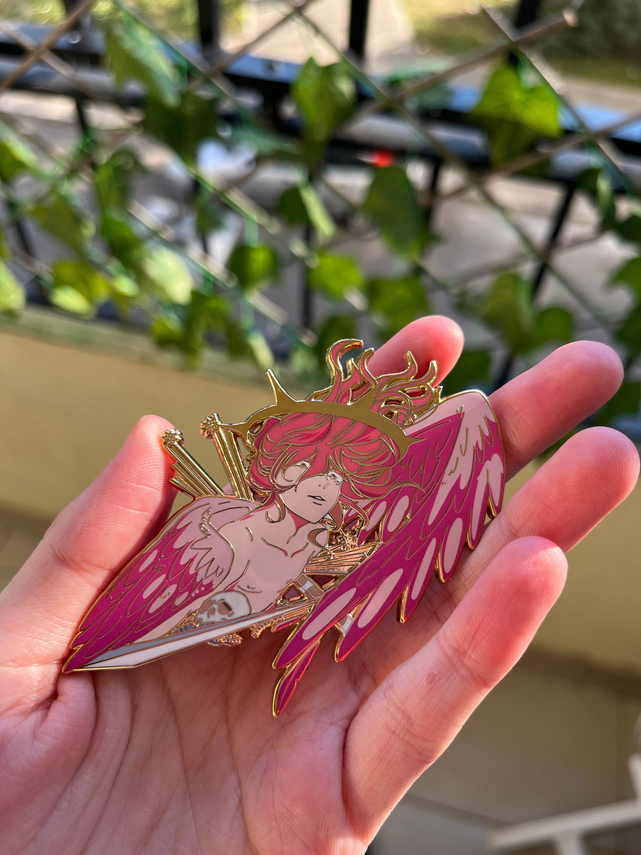 Reze and Angel Enamel Pins - Etsy