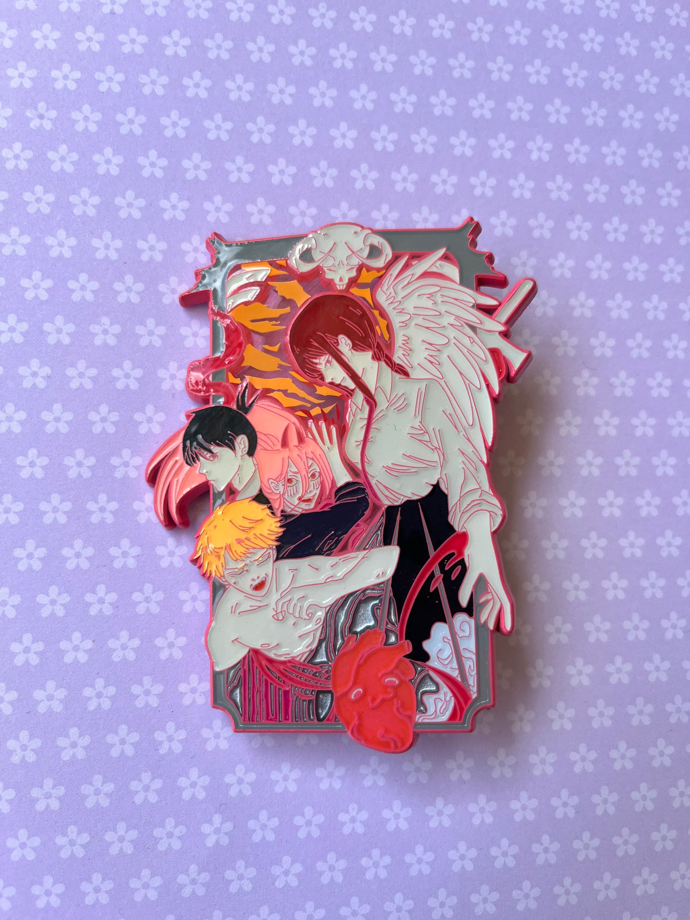 Devil Hunters 3.5" Enamel Pin - Etsy