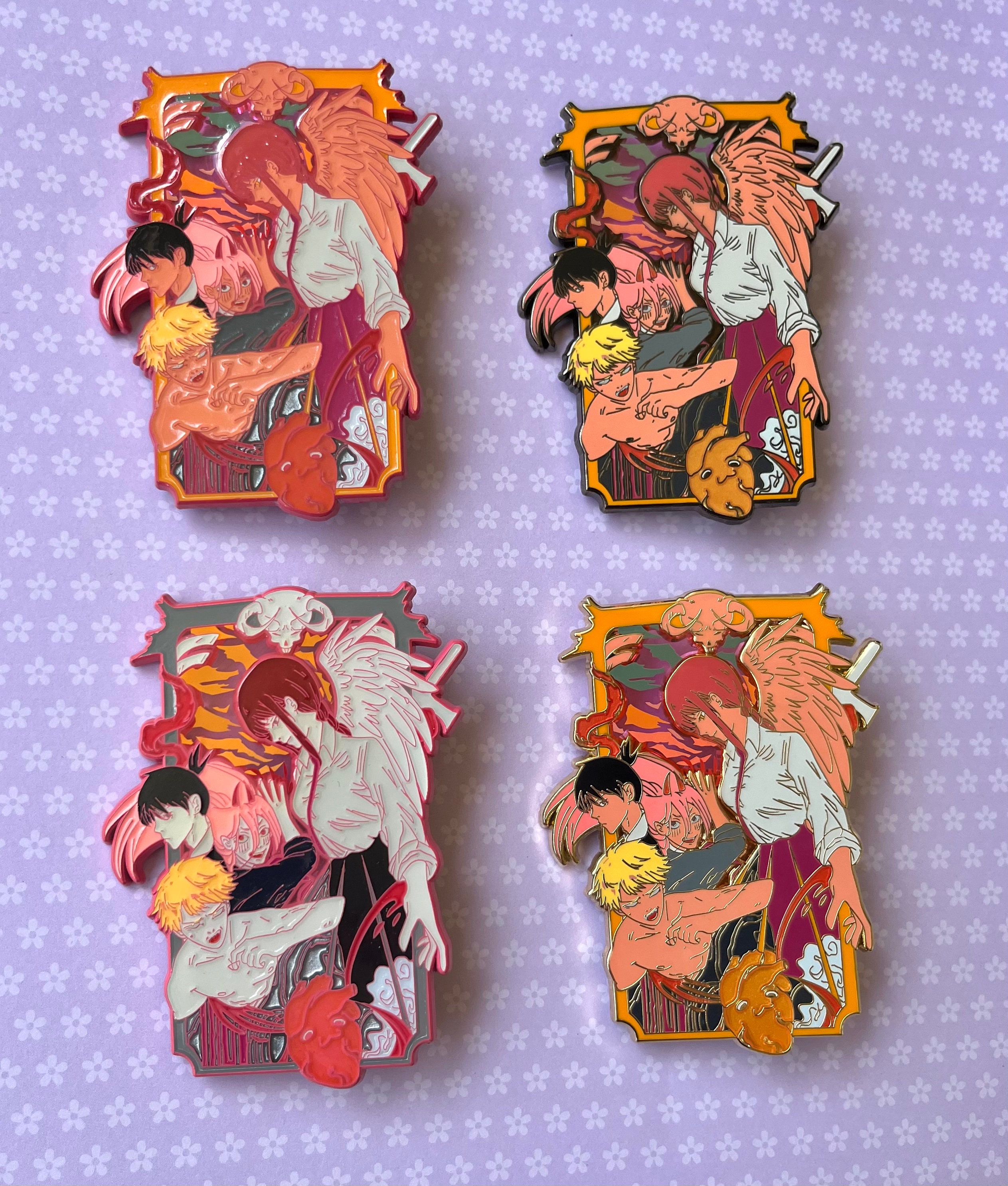 Devil Hunters 3.5" Enamel Pin - Etsy