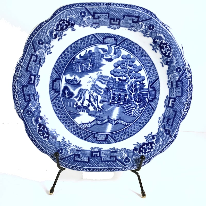 Willow Pattern Plate - Etsy