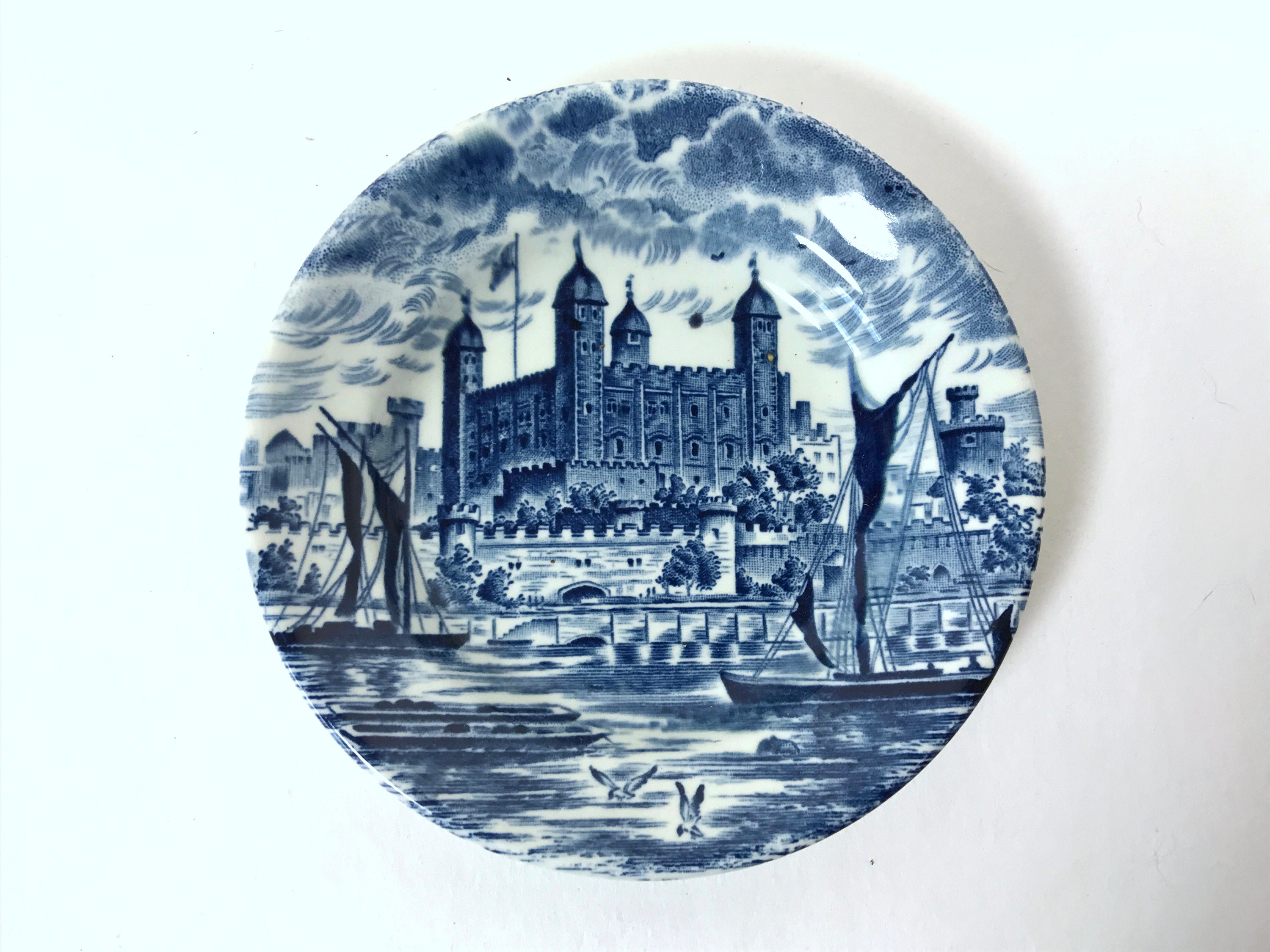 Vintage Enoch Tunstall Wedgwood Miniature Dish Tower of London ...