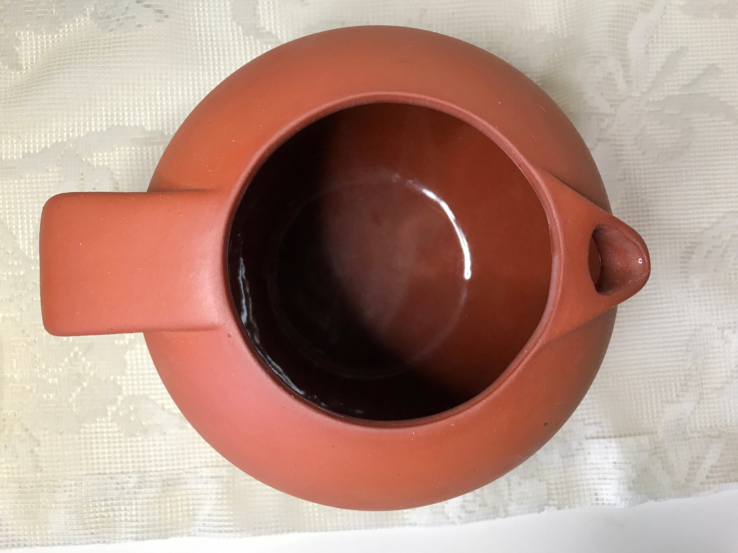 Bortner & Bortner Terracotta Pitcher With Glazed Interior - Etsy