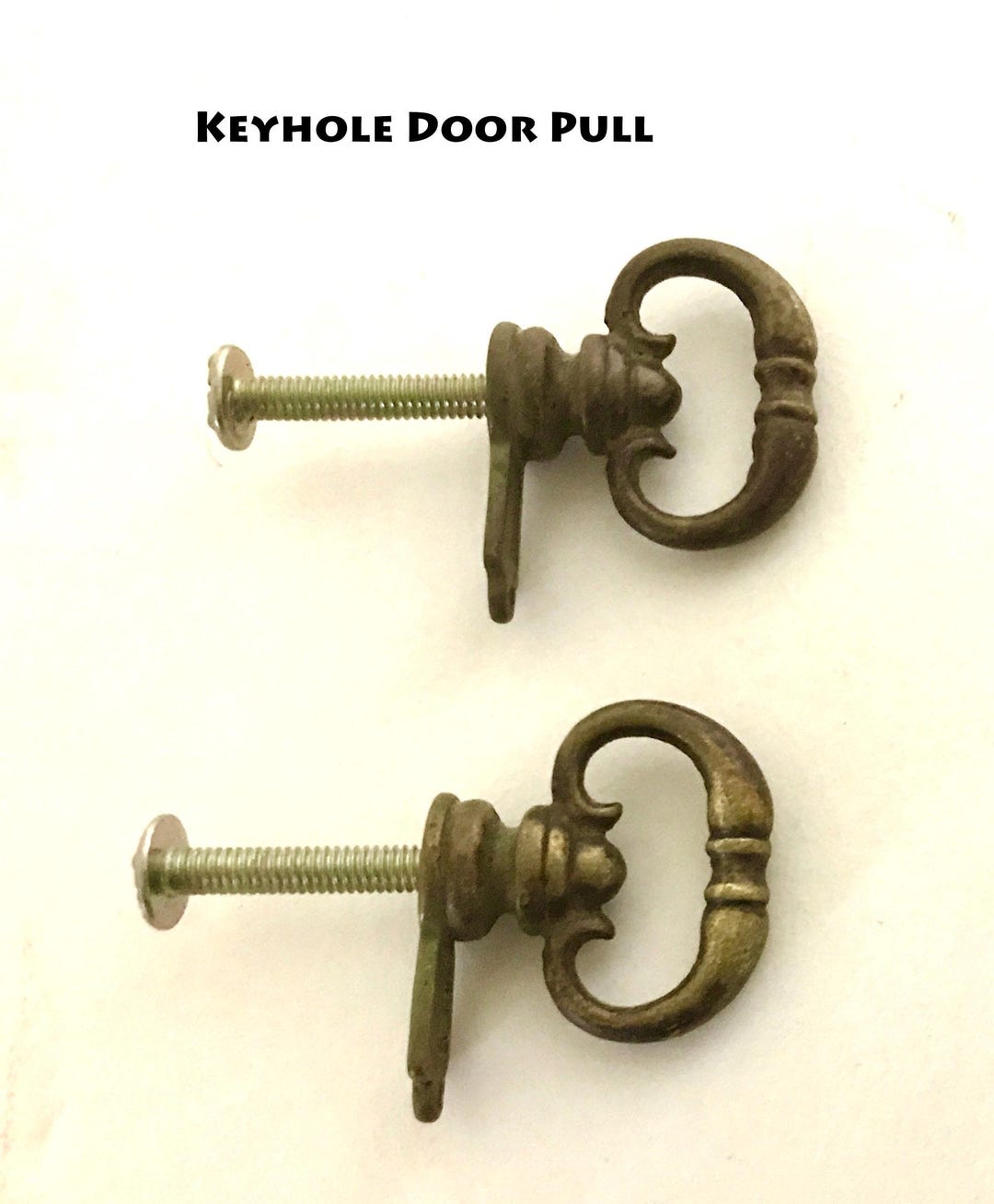 Vintage Variety of Keyhole Style Drawer Pulls, Knobs, Backplates I ...