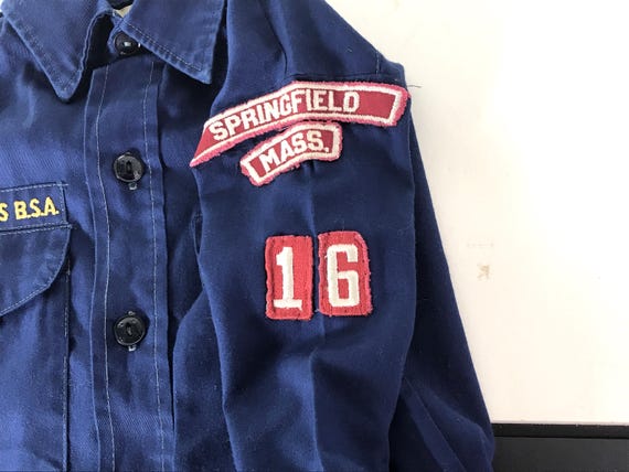 Vintage 1968 Cub Scout Shirt – Springfield MA Patches… - Gem