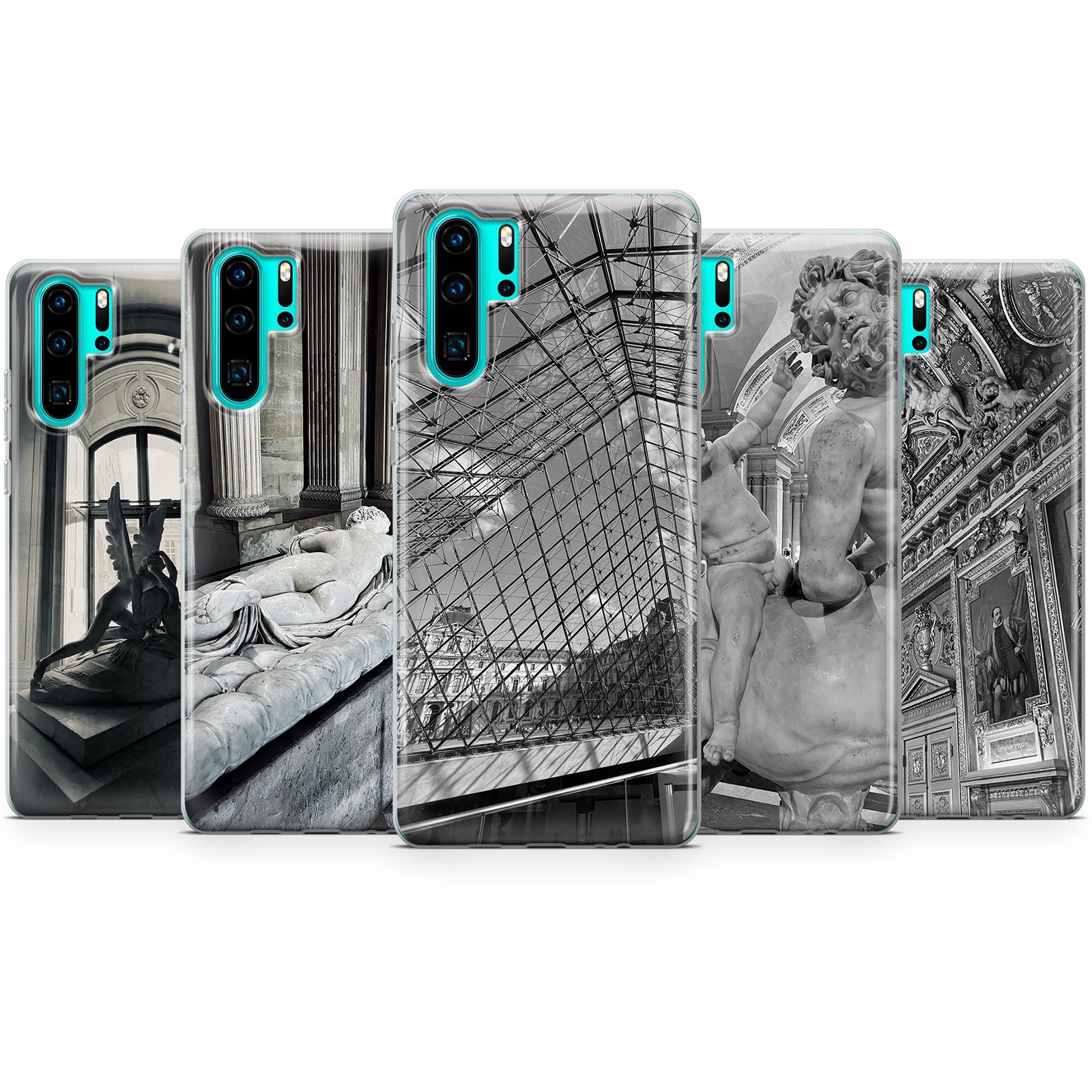 Louvre Museum Case, Grande Galerie , Statue Phone Cover for iPhone 13 ...