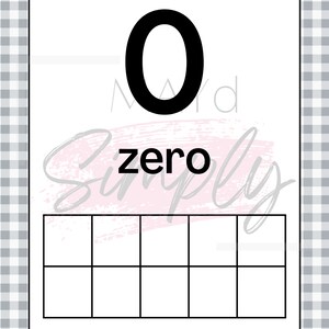Number Posters and Flash Cards, Ten Frames, Twenty Frames, Educational ...