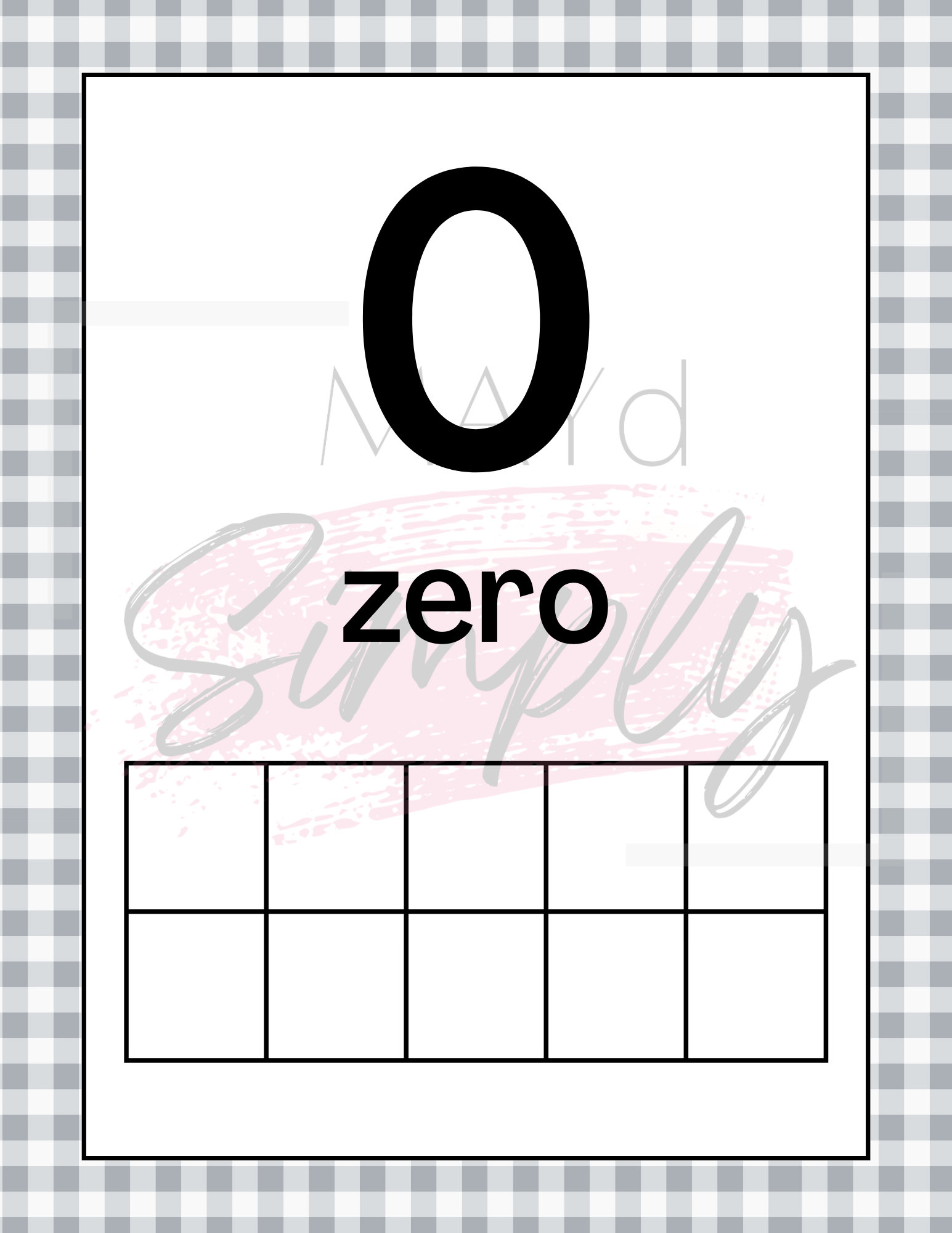 Number Posters and Flash Cards, Ten Frames, Twenty Frames, Educational ...