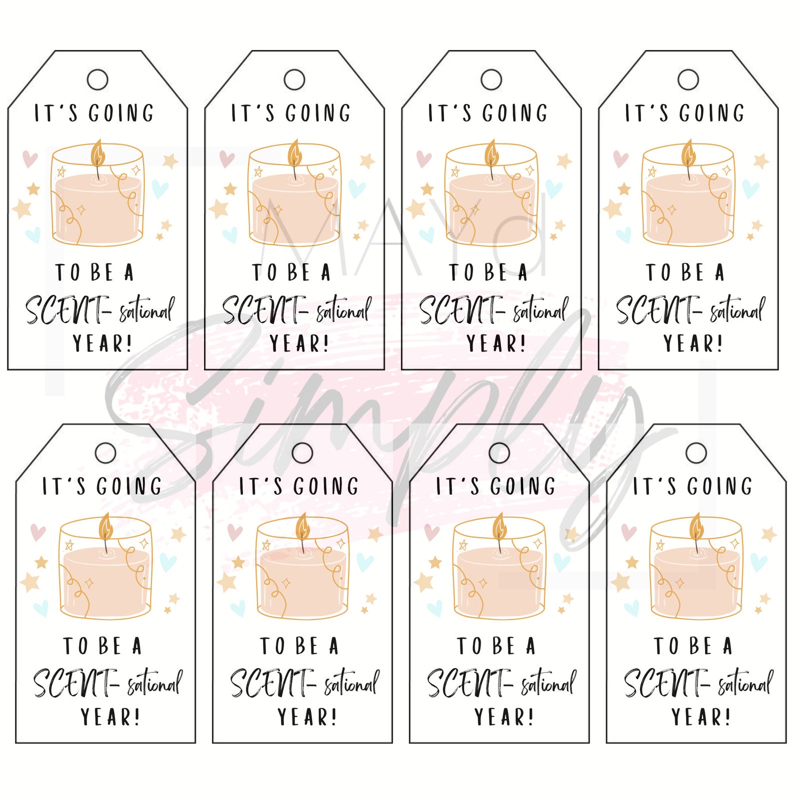 It's Going to Be a Scent-sational Year - Gift Tag - Back to School ...