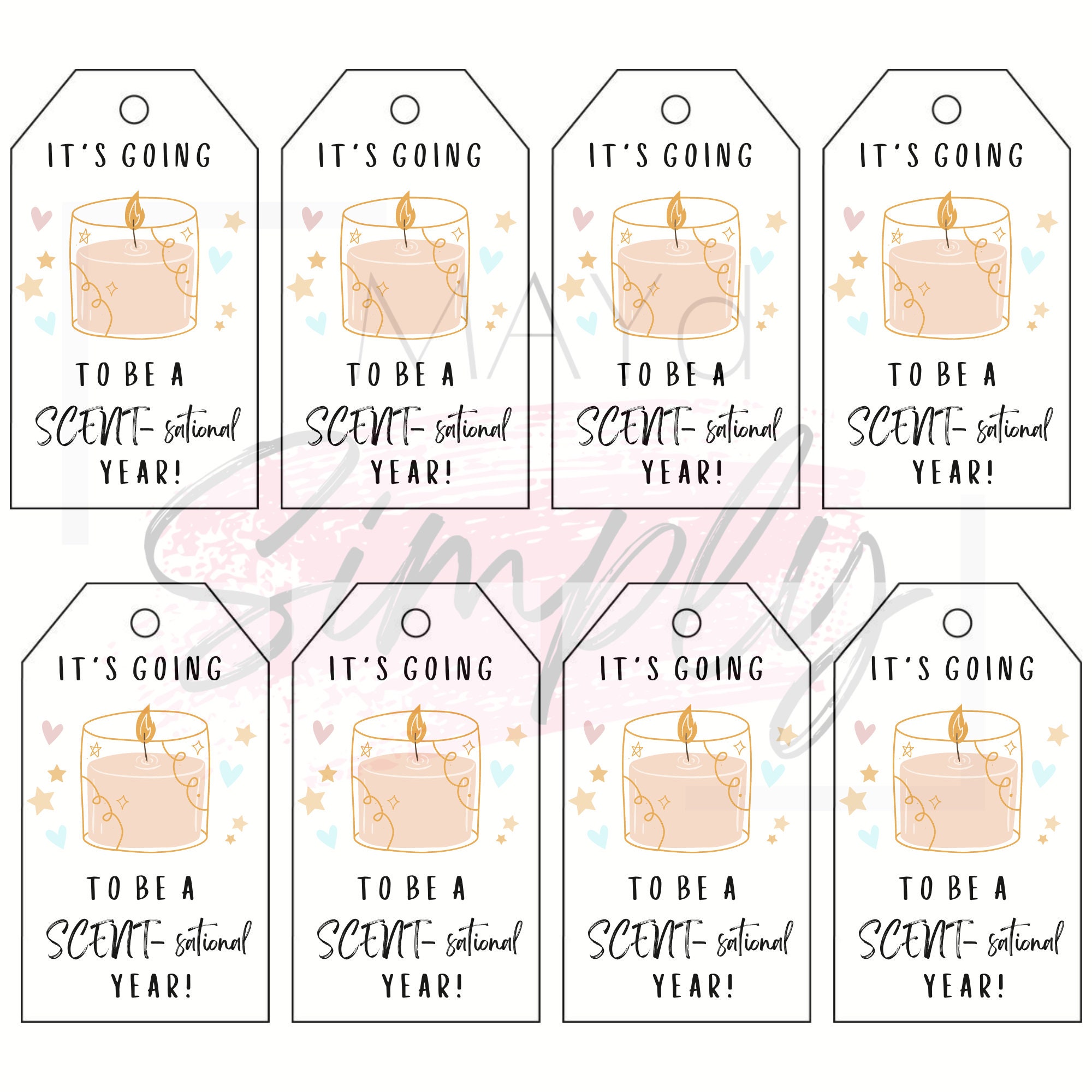 It's Going to Be a Scent-sational Year - Gift Tag - Back to School ...