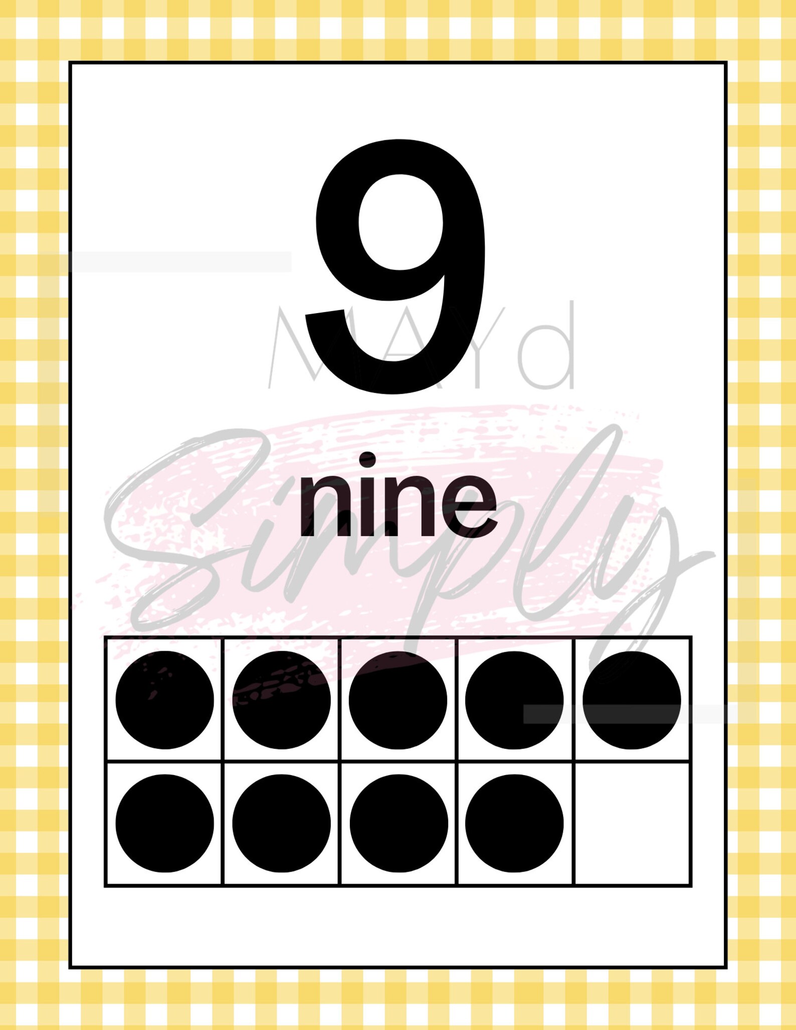 Number Posters and Flash Cards, Ten Frames, Twenty Frames, Educational ...