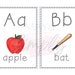 ABC Alphabet Posters and Flash Cards, Educational ABC Set, Classroom ...