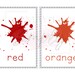 Color Posters and Flash Cards, Educational Set, Classroom, Homeschool ...