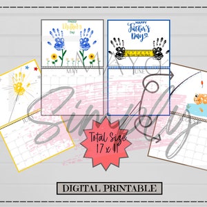 2023 Handprint Calendar Memory Calendar Keepsake Dated Calendar Great ...
