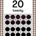 Number Posters and Flash Cards, Ten Frames, Twenty Frames, Educational ...