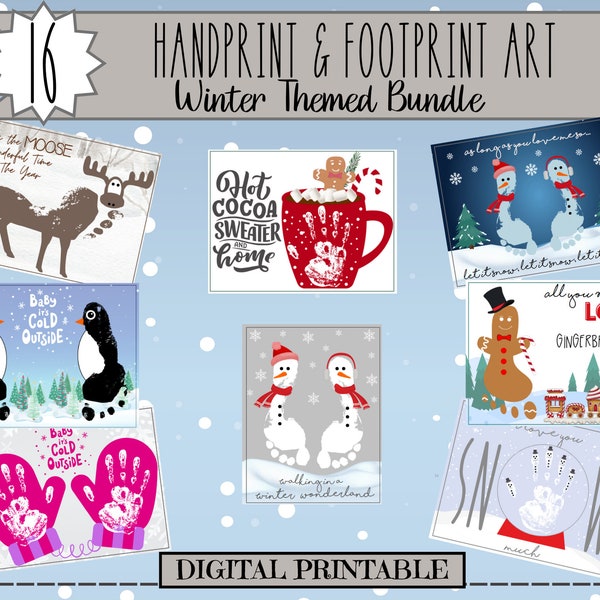 Christmas Handprint - Etsy