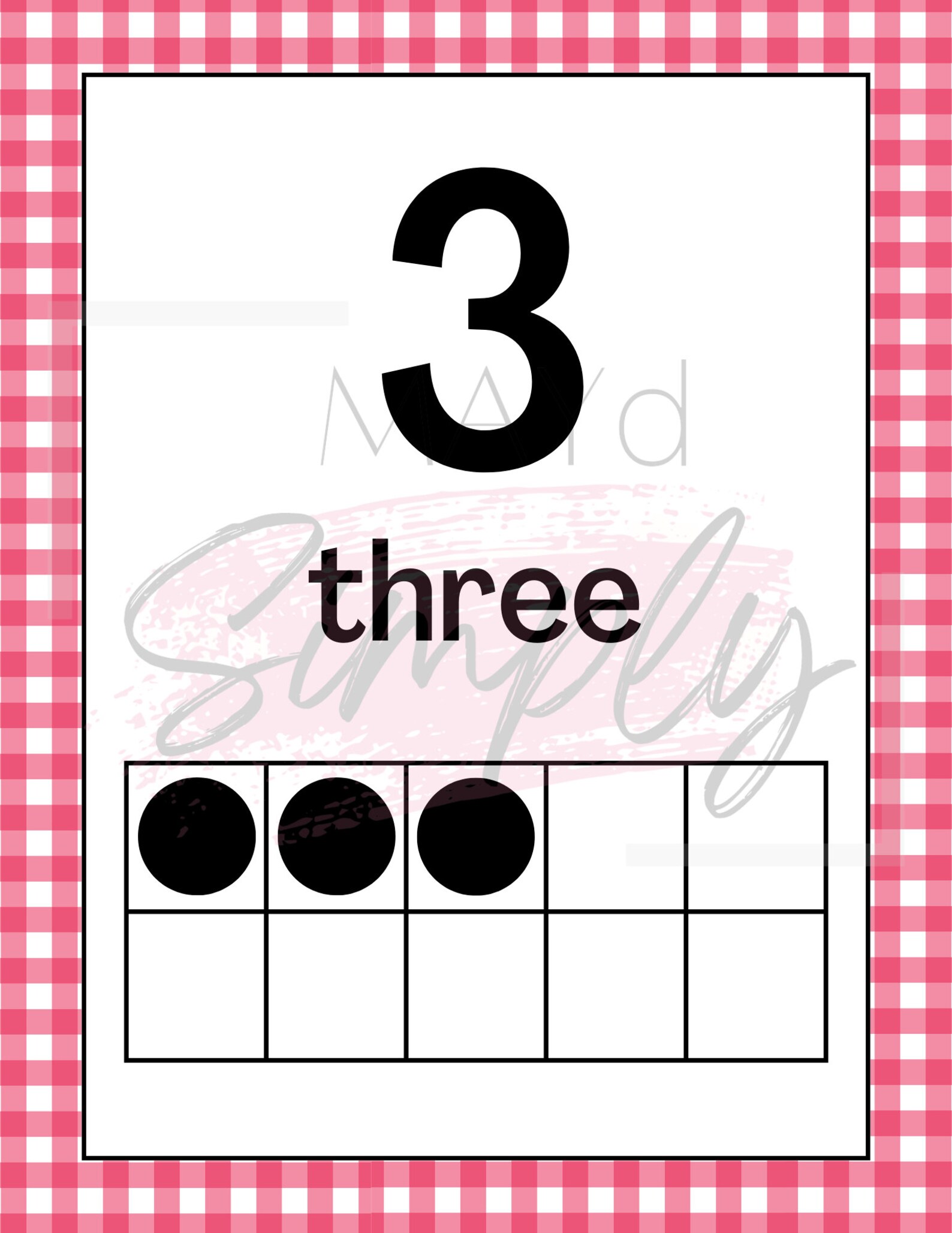 Number Posters and Flash Cards, Ten Frames, Twenty Frames, Educational ...
