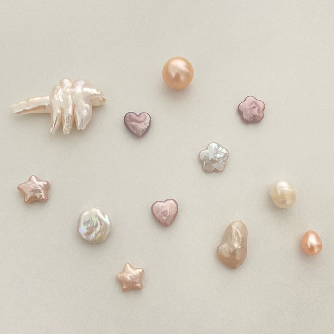 Loose Pearls｜shaped Freshwater Baroque Pearl Sampler｜genuine Freshwater ...
