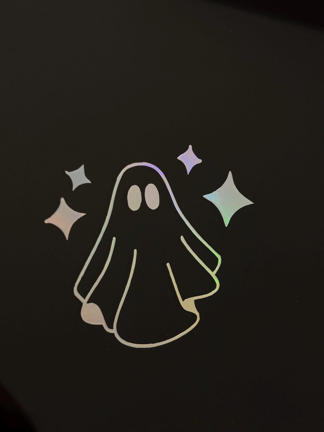 Halloween Ghost Vinyl Decal: Spooky Waterproof Sticker - Etsy