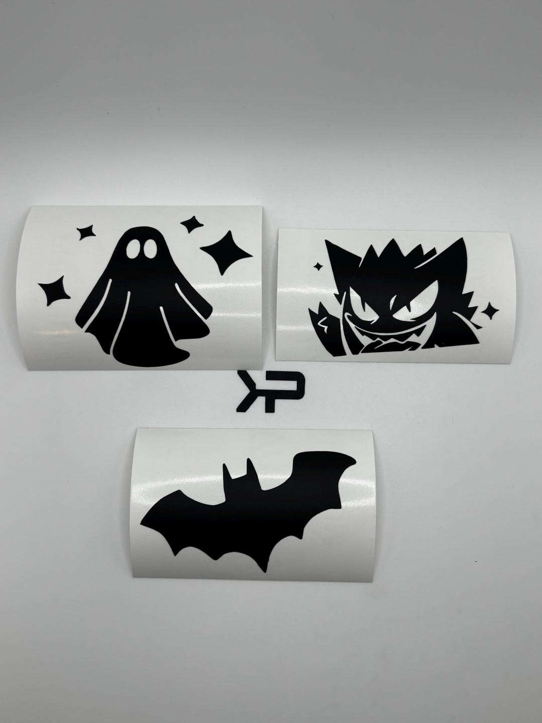 JDM Spooky Car Stickers Pack | Gengar-inspired Ghost & Bat Decals ...