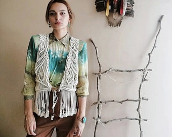 Macrame Vest Women - Etsy