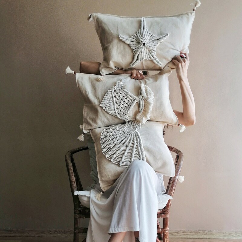 Macrame Pillow - Etsy