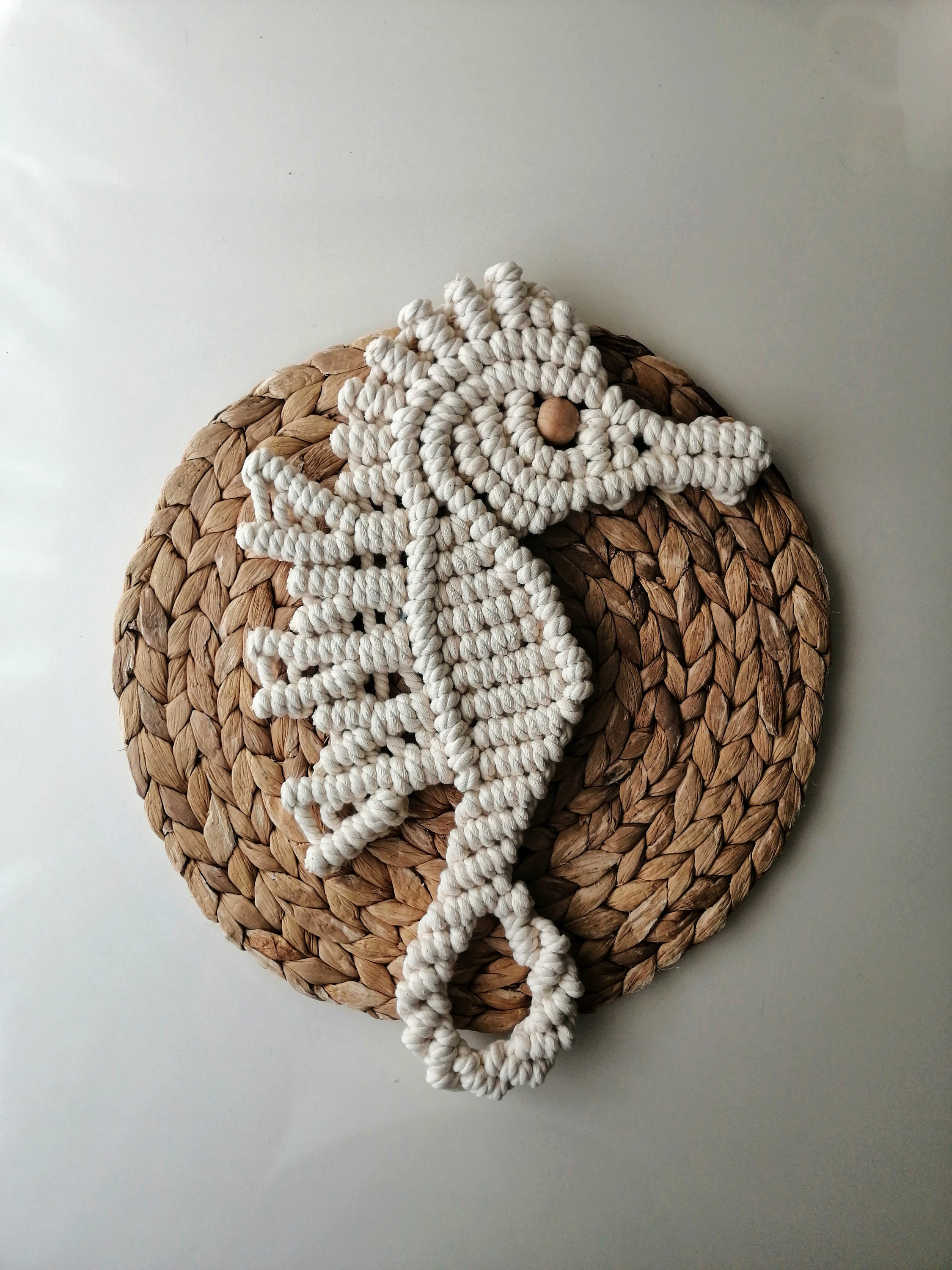 Macrame Seahorse Wall Decor Macrame Kids Room Decor Boys & - Etsy