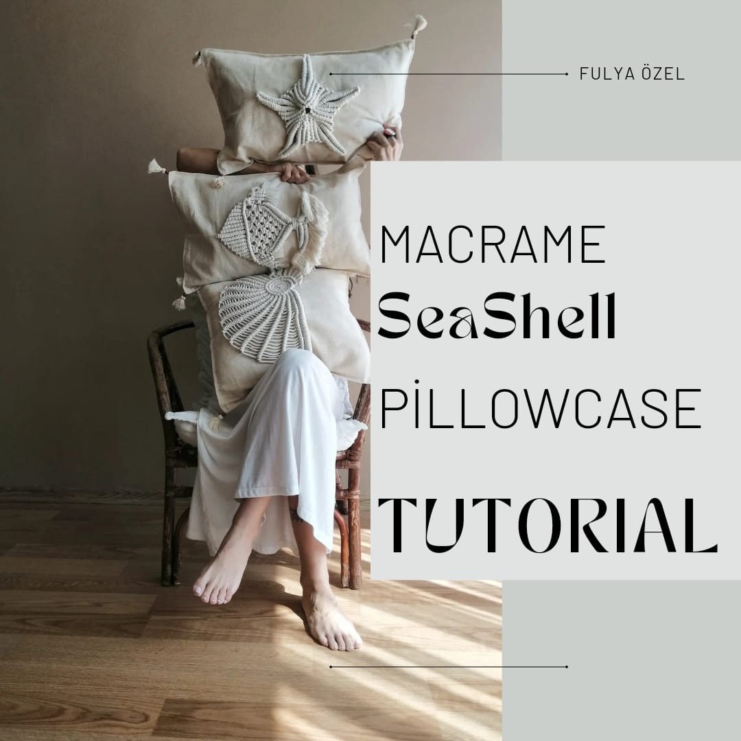 Macrame Pattern, Seashell Pattern , PDF File Tutorial , Writing and With Photographs Tutorial ...