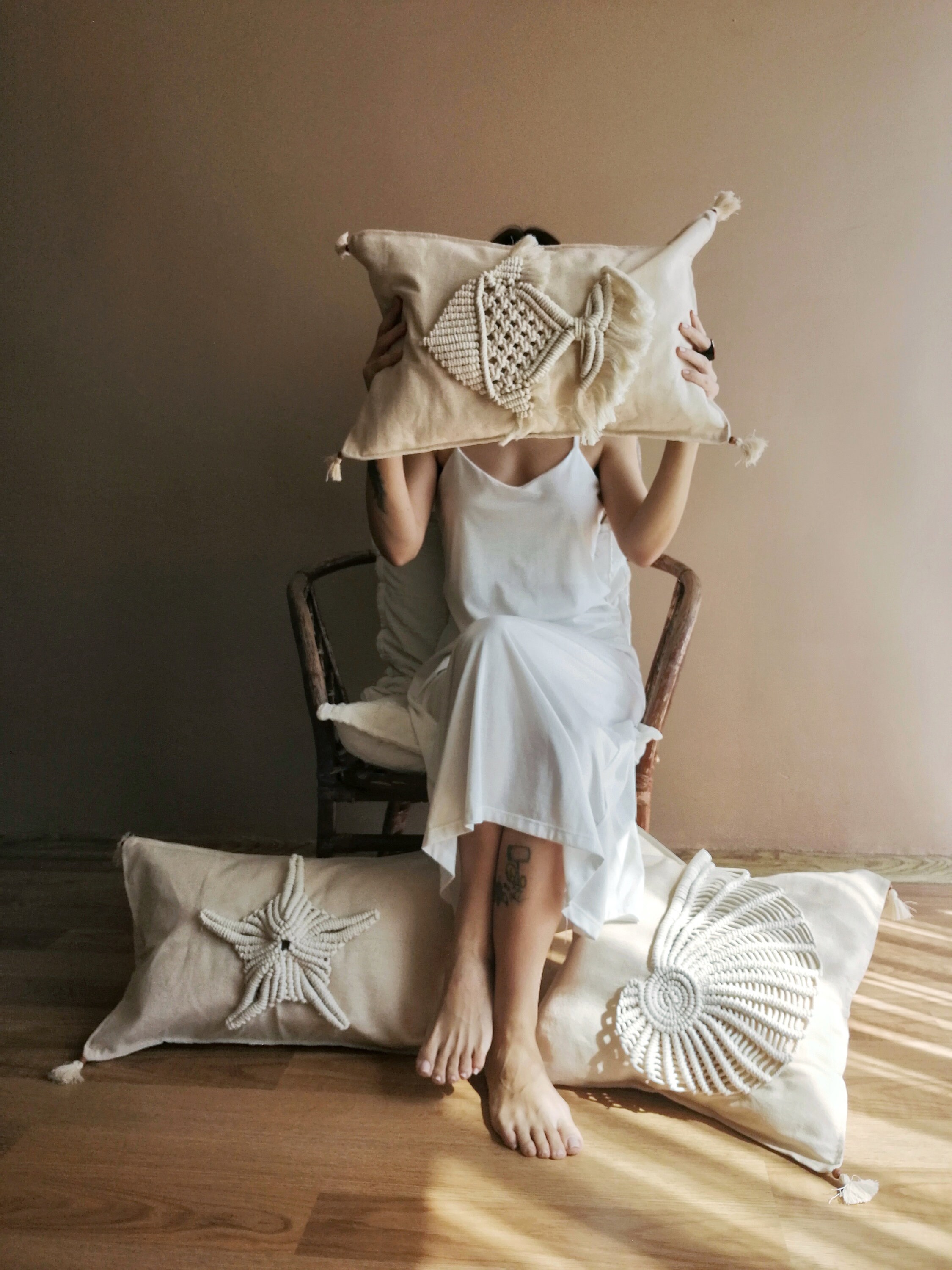 Macrame Pattern, Fish Pattern , PDF File Tutorial , Writing and With Photographs Tutorial ...