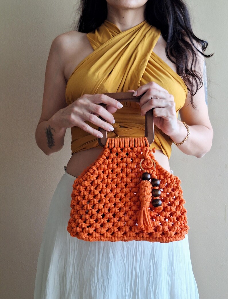 Macrame Bag Tutorial, Macrame Pattern, Handbag Pattern, PDF File ...