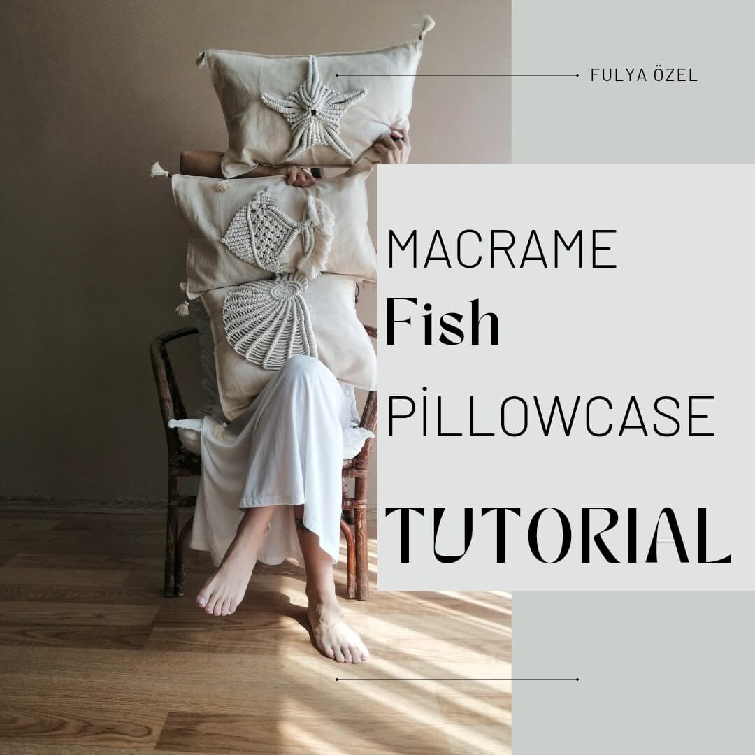 Macrame Pattern, Fish Pattern , PDF File Tutorial , Writing and With ...