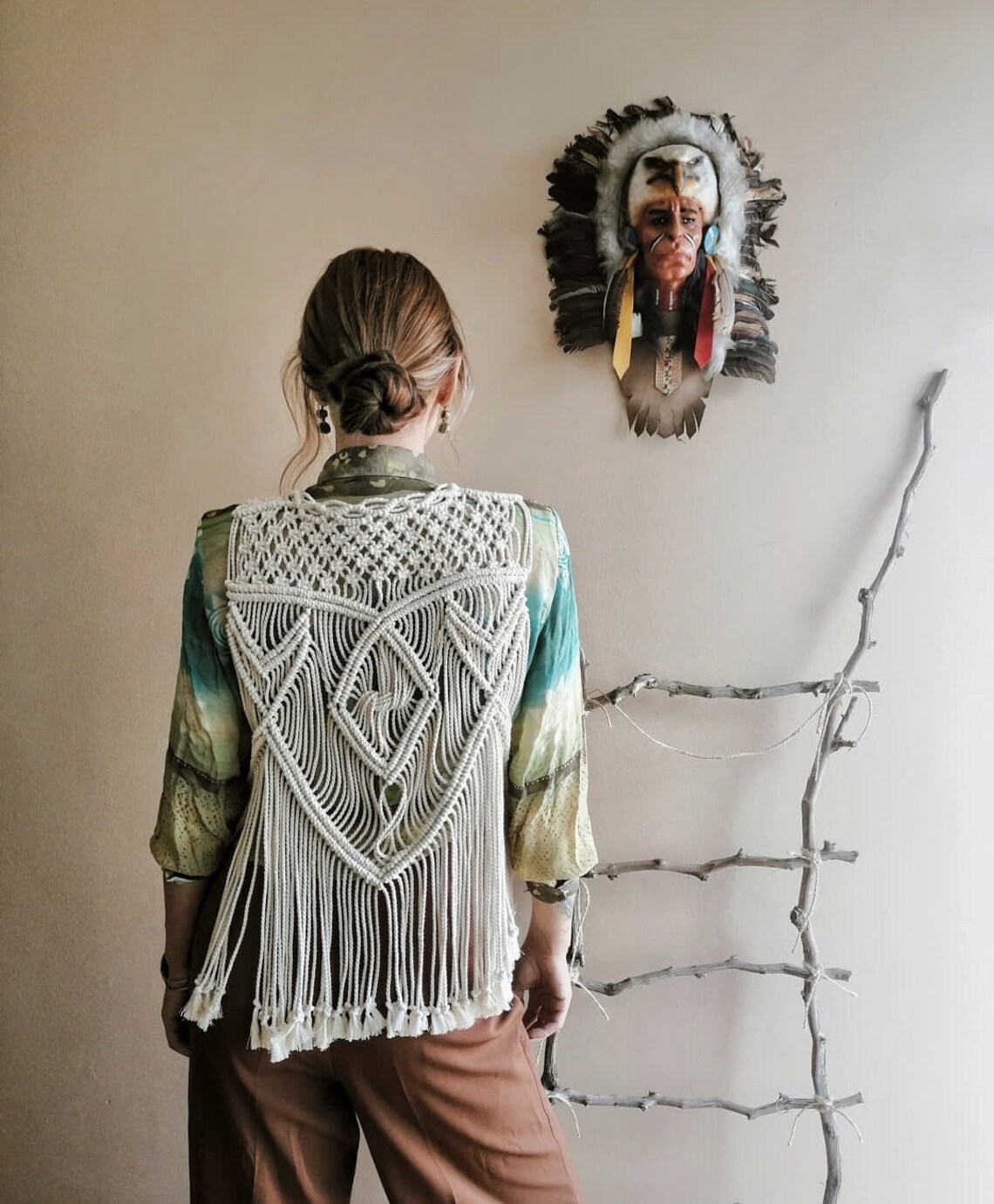 Macrame Vest for Women Macrame Fashion Dress Bohemian - Etsy