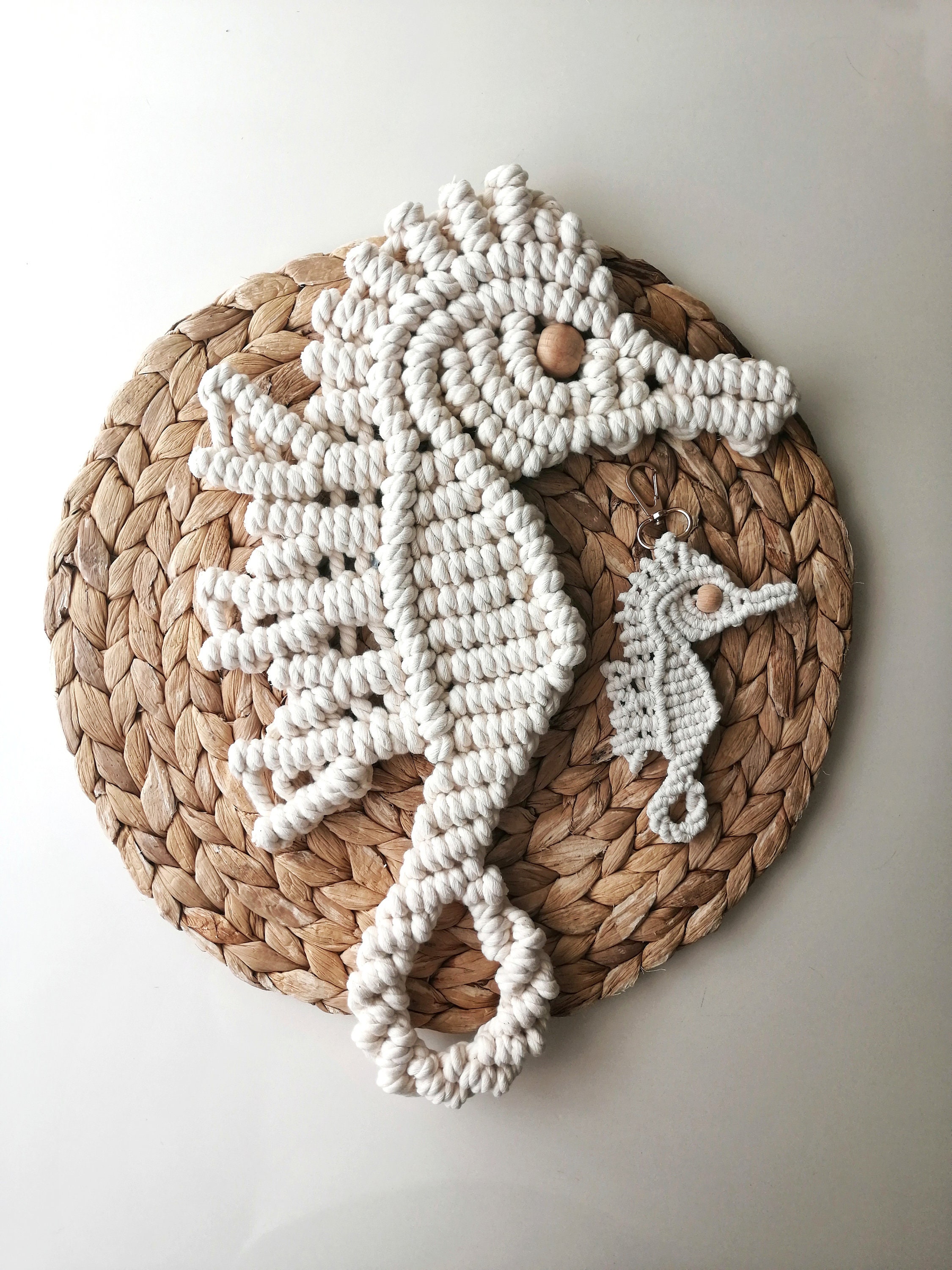Macrame Seahorse Wall Decor Macrame Kids Room Decor Boys & - Etsy