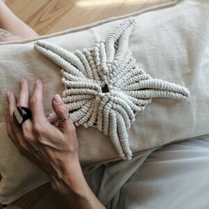Macrame Pattern, Starfish Pattern , PDF File Tutorial , Writing and With Photographs Tutorial ...