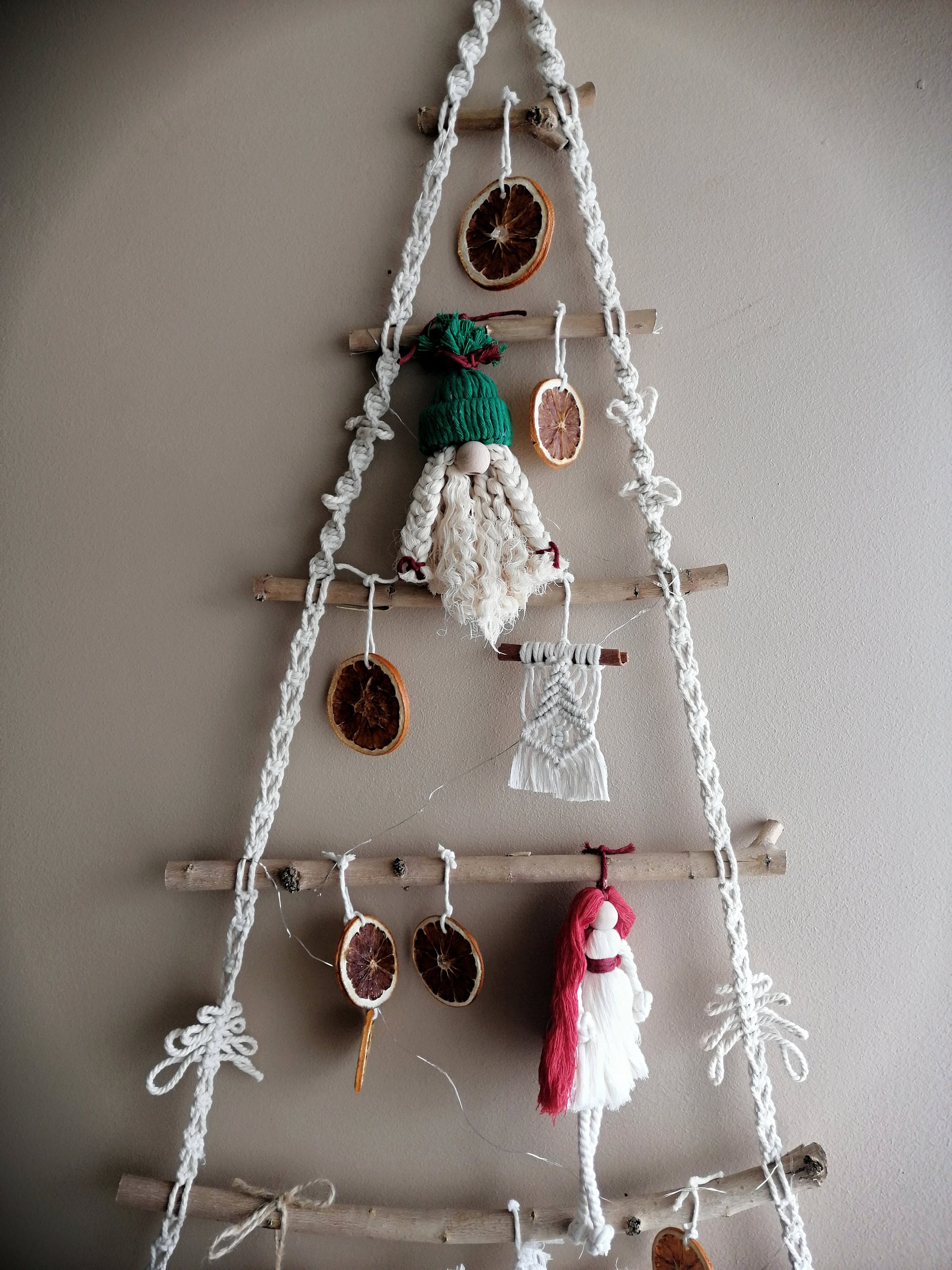 Large Macrame Christmas Tree Bohemian Christmas Tree Macrame - Etsy