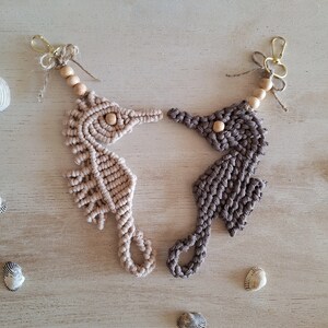 Seahorse Design, PDF Guide, Photo Storytelling Tutorial, Macrame Keychain Hippocampus ...