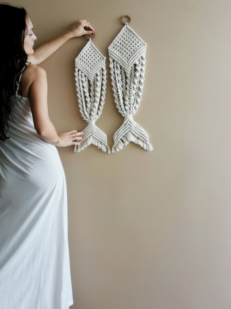 Macrame Fish Wall Decor Boho Summer Home Decoration Macrame - Etsy