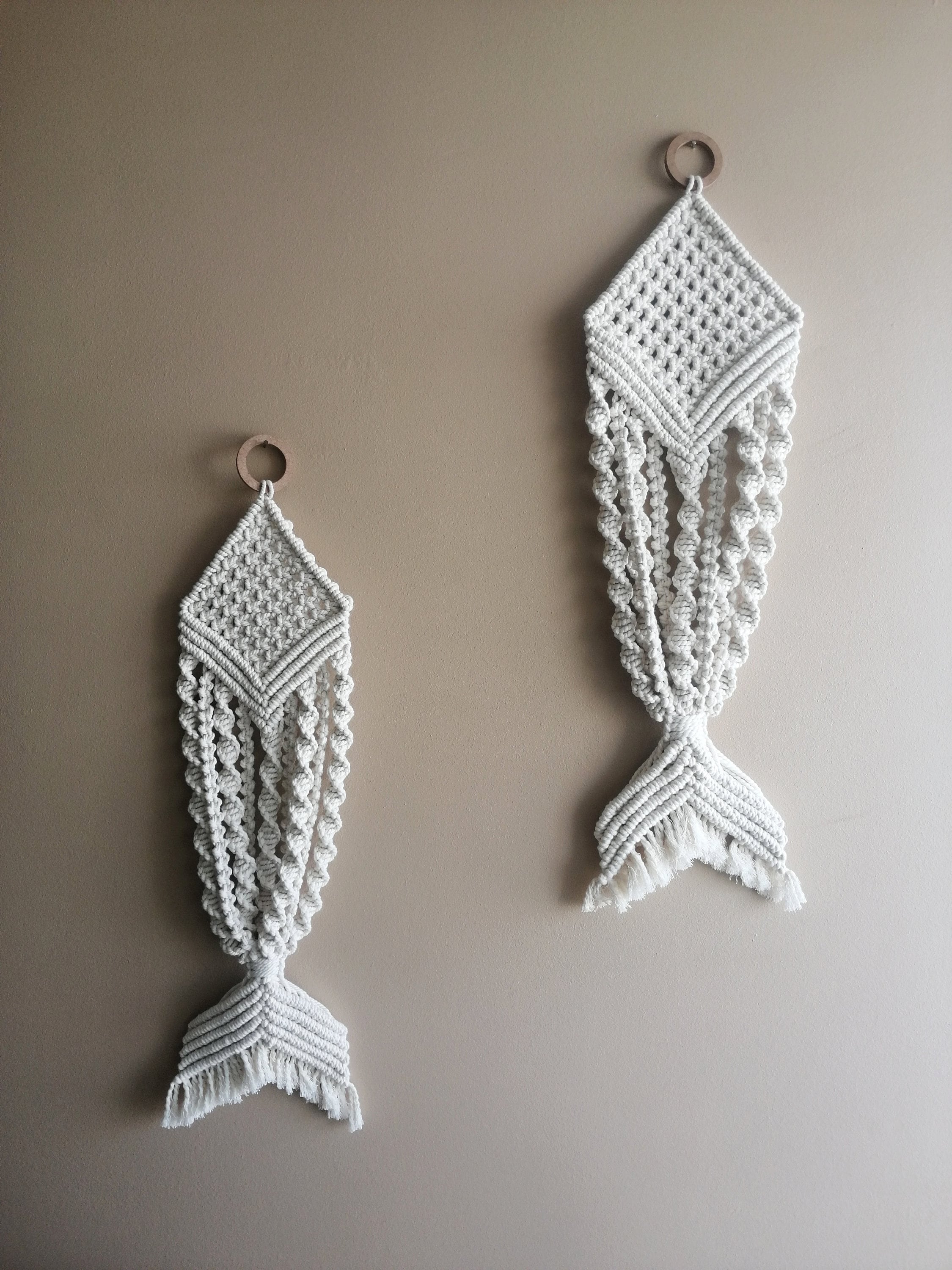 Macrame Fish Wall Decor Boho Summer Home Decoration Macrame - Etsy