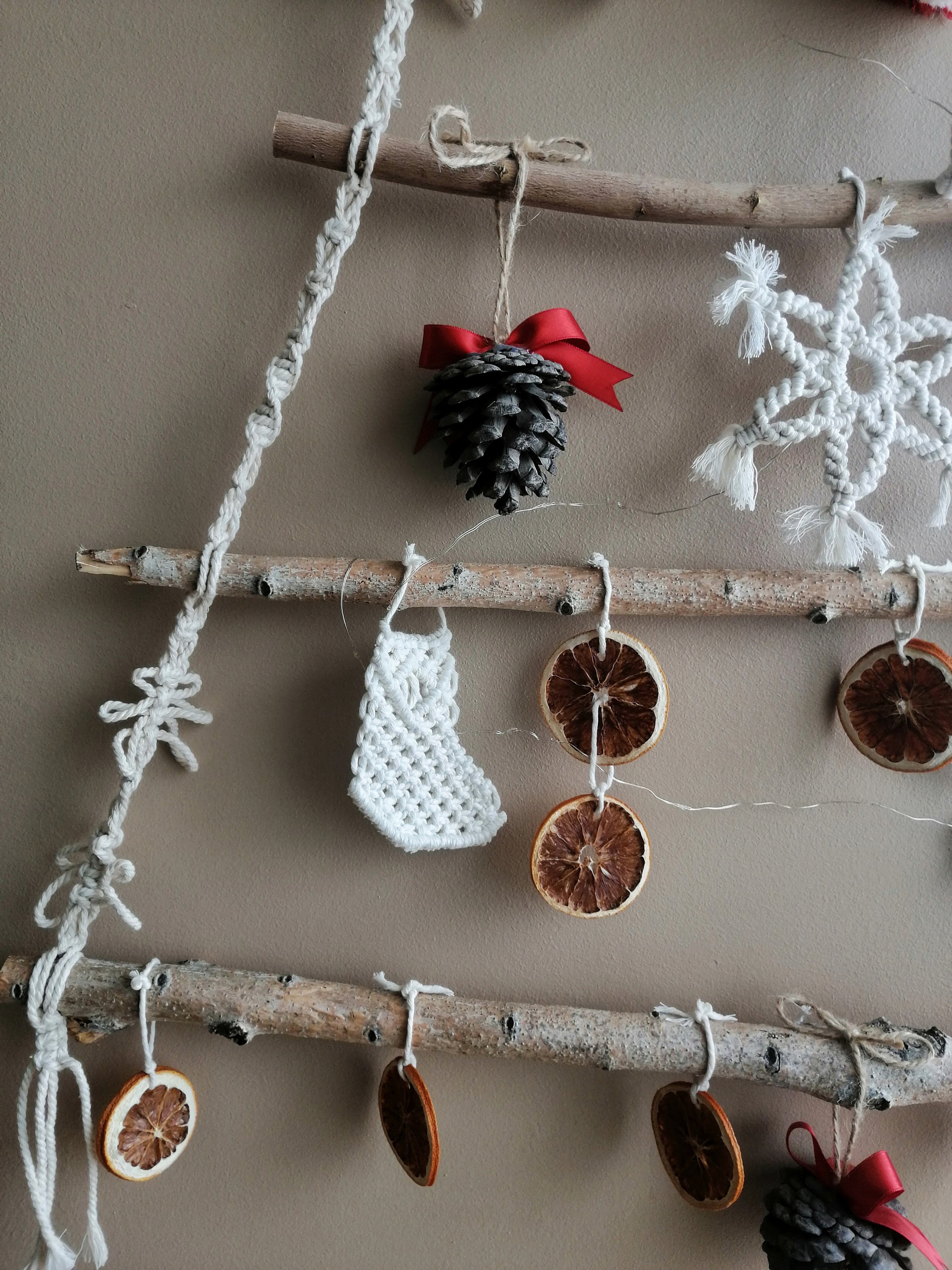 Large Macrame Christmas Tree Bohemian Christmas Tree Macrame - Etsy
