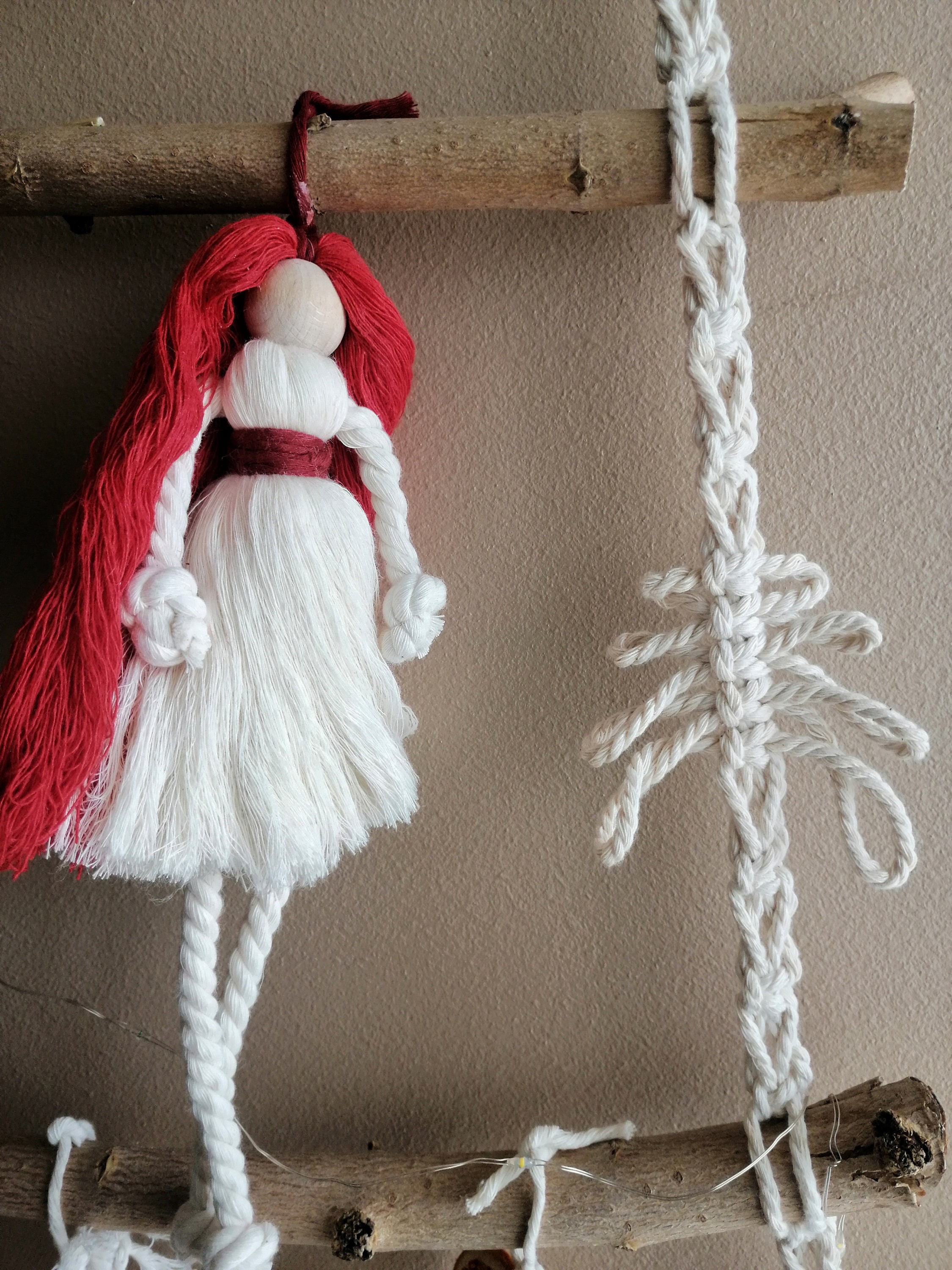 Large Macrame Christmas Tree Bohemian Christmas Tree Macrame - Etsy
